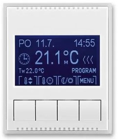 ABB Element,Time termostat pokojový bílá/ledová bílá 3292E-A10301 01 programovatelný