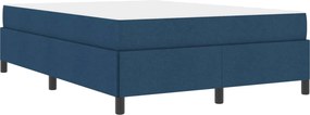 Postel s boxspringem Modrá 160 x 200 cm textil 3398877