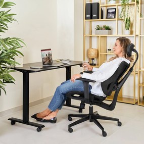 Ergonomické křeslo Naxes – Černé