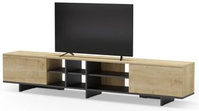 TV stolek v dekoru dubu v přírodní barvě 230x44 cm Cequoia – Marckeric