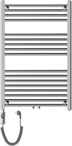 Mexen Mars, elektrické topné těleso 900x600 mm + topná tyč 300 W, chromová, W110-0900-600-2300-01