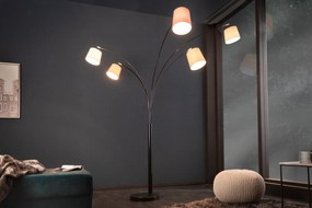 Designová stojací lampa černá &ndash; Tálos