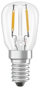 Průhledná LED malá žárovka E14 1,3 W SPECIAL T26, teplá bílá