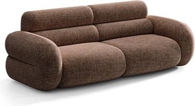 Hnědá žinylková pohovka 220 cm Neo – Micadoni