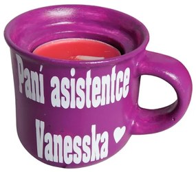 Svícen hrníček pro paní asistentku barvy na výběr