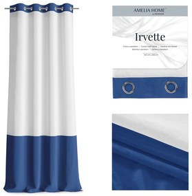 Záclona AmeliaHome Irvette II modrá