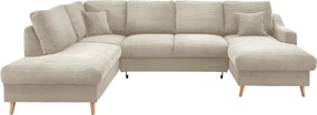 XXXLutz SEDACÍ SOUPRAVA, textil, béžová P & B - Sedací soupravy - 002310004997