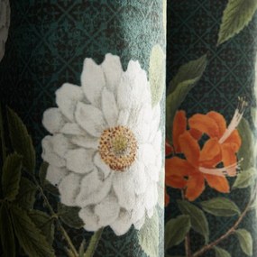 Zelené závěsy v sadě 2 ks 168x183 cm Arcadia Floral – RHS