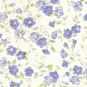 Samolepicí tapeta Blue Flowers 15-6835