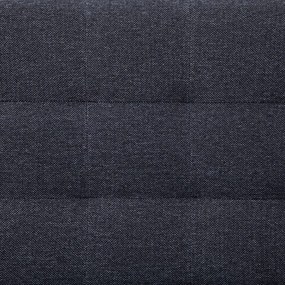 Rohová rozkládací pohovka Denver - polyester | tmavě šedá
