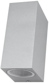Palnas Venkovní svítidlo HUGO, v. 15 cm Barva: Stříbrná