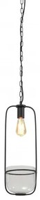 Závěsná lampa/držák na rostliny FLORENCE, kov černý IT´S ABOUT RoMi 87165