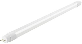 BERGE LED trubice - T8 - 60cm - 9W - PVC - jednostranné napájení - teplá bílá