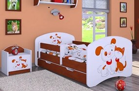 Dětská postel Happy Babies - pejsek a kočička