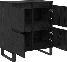 Servírovací skříň 2 ks Černý dub 60 x 35 x 70 cm 3394547