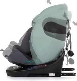 CHIPOLINO Motion i-Size 40-150cm Isofix 360 Pastel Green / autosedačka