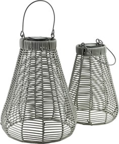 Solární lucerna SOKKE 33/45 šedá