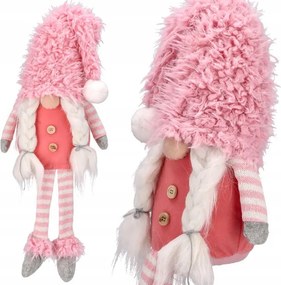 Vánoční dekorace elf s visícíma nohama 68 cm