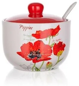 BANQUET Cukřenka se lžičkou Red Poppy OK 60ZF1168RP