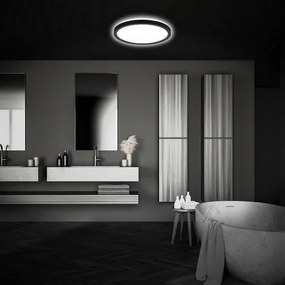 LED svítidlo BRILONER Pulap průměr 29cm IP44 černá 3820415