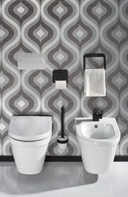 BISK Erga Futura, toaletní WC kartáč, černá matná, ERG-02958