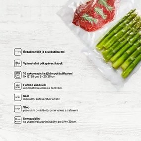 Lauben Vacuum Sealer 10WT bílá / Vakuovačka / 80 W / max. šířka 30 cm