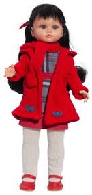 Luxusní dětská panenka-holčička Berbesa Sára 40cm Barva: Červená