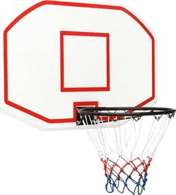 vidaXL Basketbalový koš 109 x 71 x 3 cm polyethylen [93662] Barva: Bílá