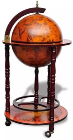Globus bar Sento stojan na víno | dřevěný