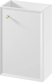 Cersanit Mille, závěsná WC skříňka 392x214x590 mm + keramické umyvadlo Como, bílá matná, S801-568