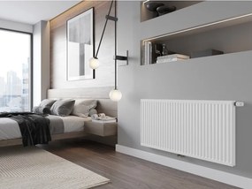 Mexen CC11, panelový radiátor 400 x 1100 mm, spodní středové připojení, 713 W, bílá, W6C11-040-110-00