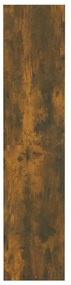 Petromila Knihovna/dělicí stěna kouřový dub 80x30x135 cm kompozitní dřevo