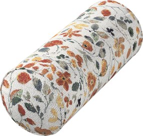 Potah na válec IKEA Ektorp barva oranžová látka pletený vzor, vzorované