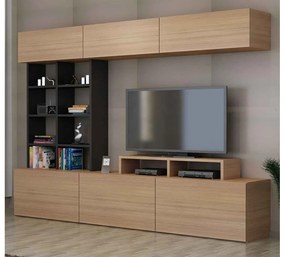 Designová TV sestava Jacinda teak