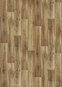 Breno PVC POLARIS Lime Oak 631M – tmavé dřevo, šíře 300 cm