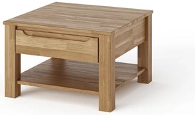 Massivo.cz Konferenční stolek Winten 1SH, 70x70 cm, dub, masiv - horní