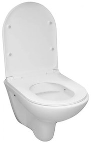Mereo WC závěsné RIMLESS 530 x 355 x 360 vč. sedátka CSS124 keramika bílé VSD81S2