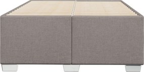 Rám postele bez matrací taupe 120x190 cm textil 3284461