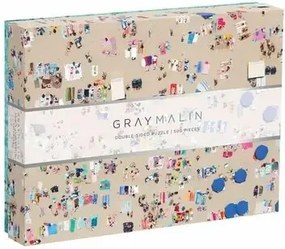 Galison Oboustranné puzzle Pláž Gray Malin / 500 dílků / od 8 let