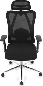Kancelářská židle FLEXIWORK - síťovina, černá