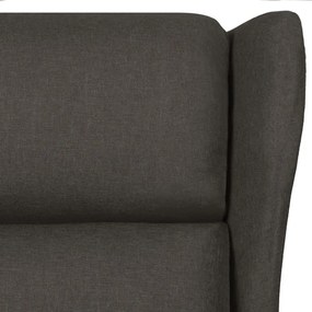 Polohovací křeslo taupe textil 340957