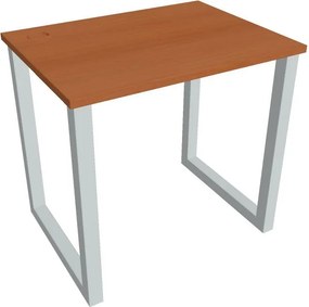 Kancelářský pracovní stůl Hobis UEO 800, bílá RAL 9016, deskaakát