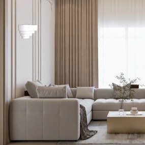 Nástěnné svítidlo RINGS 2xE27/15W/230V bílá