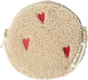 Studio Noos Wallet peněženka Teddy Ecru Hearts