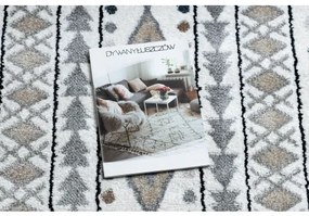 Dywany Luszczow Dětský kusový koberec FUN Teepee, indický, rám krém Rozměr koberce: 80 x 150 cm