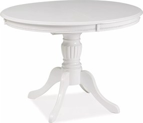 Jídelní rozkládací stůl Olivia 106/141 cm bílý