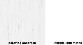 Kuchyňská linka PROVENCE | 200 cm | borovice andersen