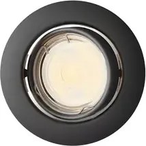 Philips Peridot černá O9 cm / Vestavné svítidlo / GU10 / 7W / IP20