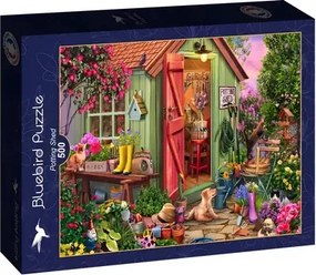 BLUEBIRD Puzzle Zahradní domek / 500 dílků / 47,8 x 34,2 cm