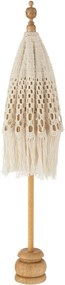 Přírodní drhaný slunečník na stůl Macrame - ∅65*95 cm